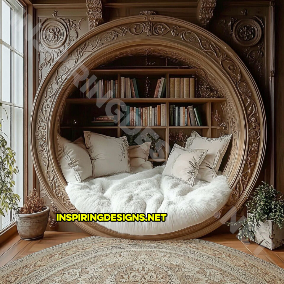 These Circular Reading Nooks Are the Ultimate Cozy Escapes for Bookworms