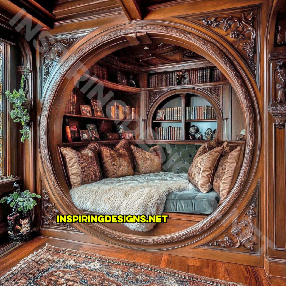 These Circular Reading Nooks Are the Ultimate Cozy Escapes for Bookworms