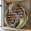 These Giant Dragon Bookcases Are the Ultimate Statement Piece for ...
