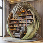 These Giant Dragon Bookcases Are the Ultimate Statement Piece for ...