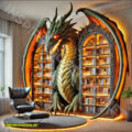 These Giant Dragon Bookcases Are the Ultimate Statement Piece for ...