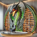 These Giant Dragon Bookcases Are the Ultimate Statement Piece for ...