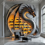 These Giant Dragon Bookcases Are the Ultimate Statement Piece for ...