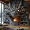 These Giant Dragon Fireplaces Will Make Your Home the Talk of the Kingdom