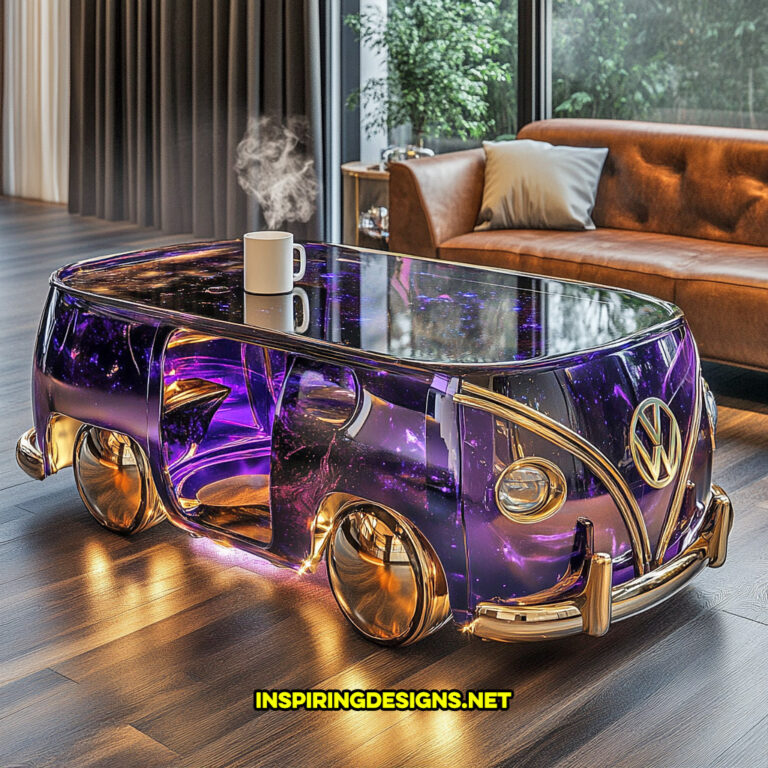 These Glass Volkswagen Bus Coffee Tables Bring Iconic Charm to Your Space