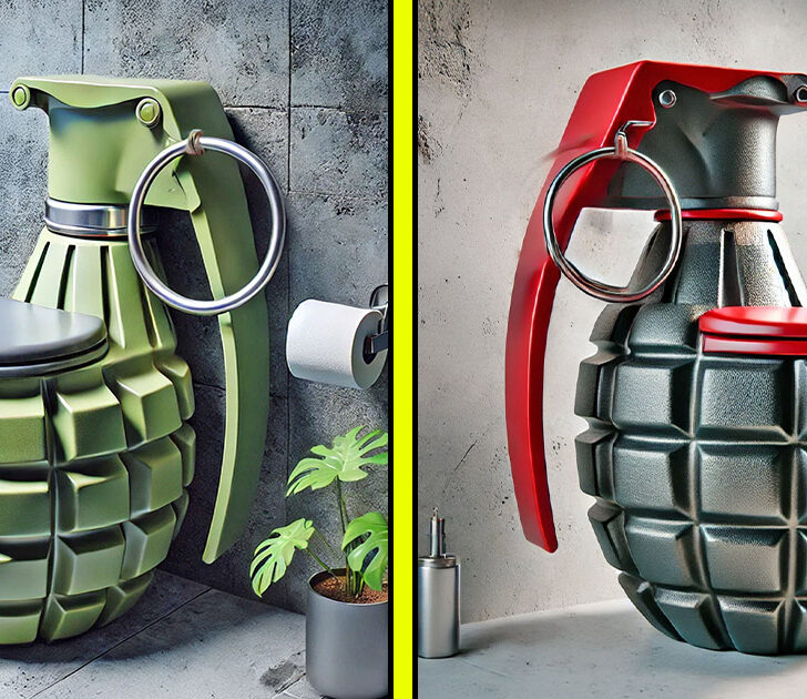 These Grenade Toilets Will Have You Dropping Bombs In The Bathroom ...