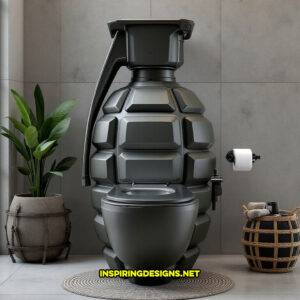 These Grenade Toilets Will Have You Dropping Bombs In The Bathroom