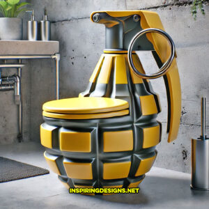 These Grenade Toilets Will Have You Dropping Bombs In The Bathroom