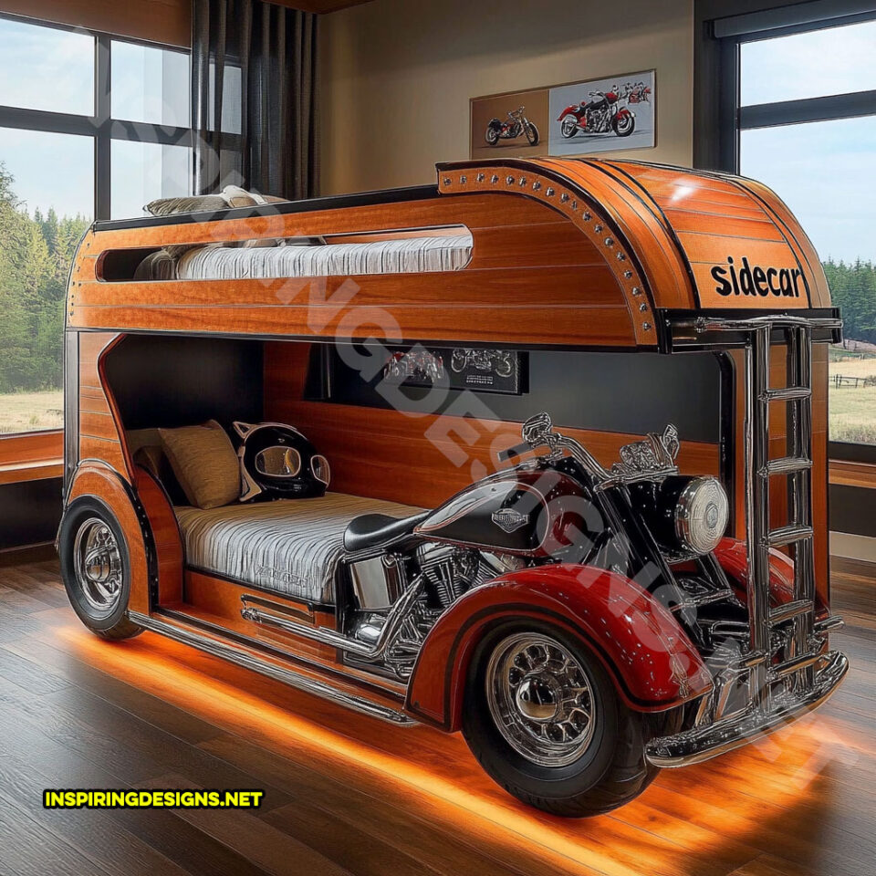 These Harley Bunk Beds Will Rev Your Bedroom Decor to Full Throttle