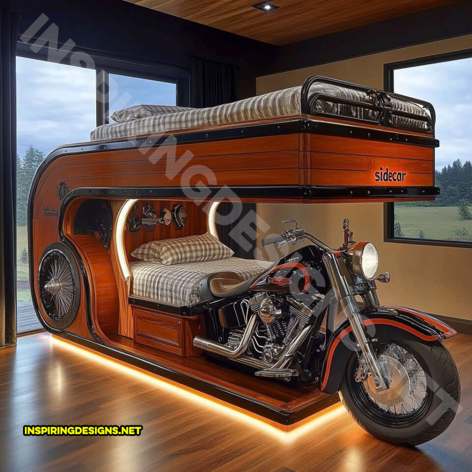 These Harley Bunk Beds Will Rev Your Bedroom Decor to Full Throttle