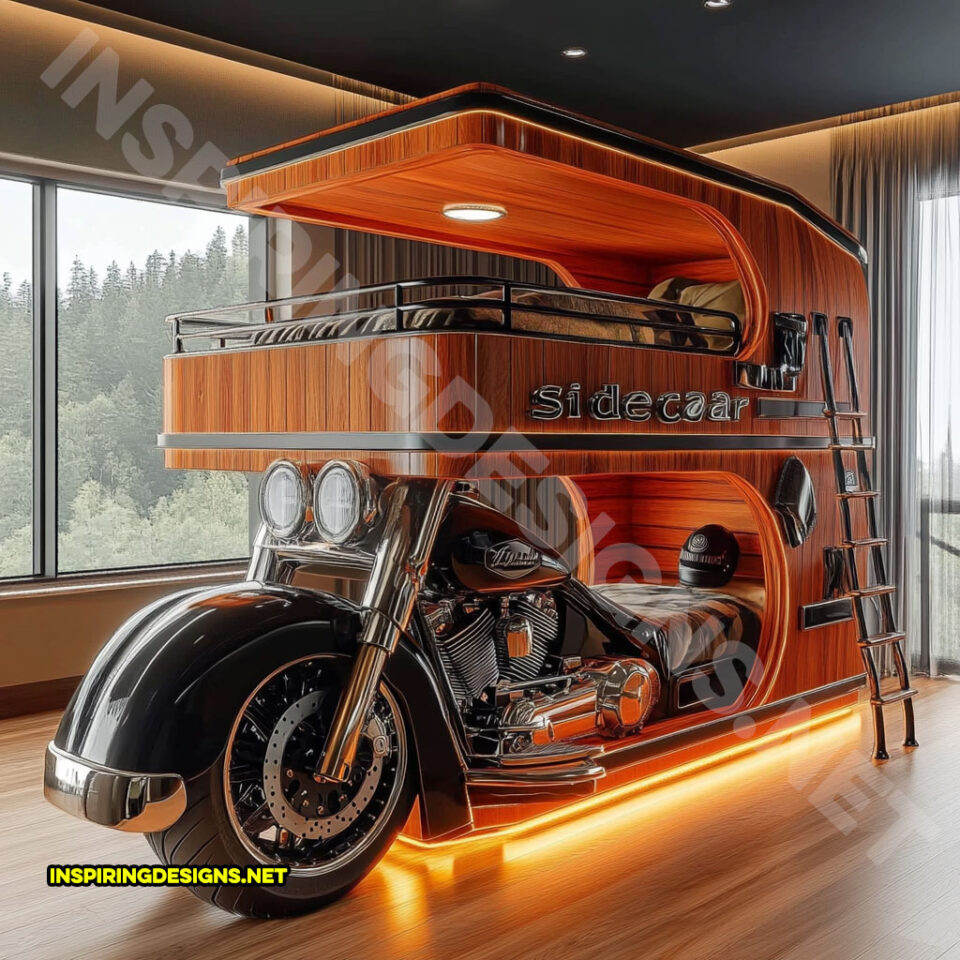 These Harley Bunk Beds Will Rev Your Bedroom Decor to Full Throttle