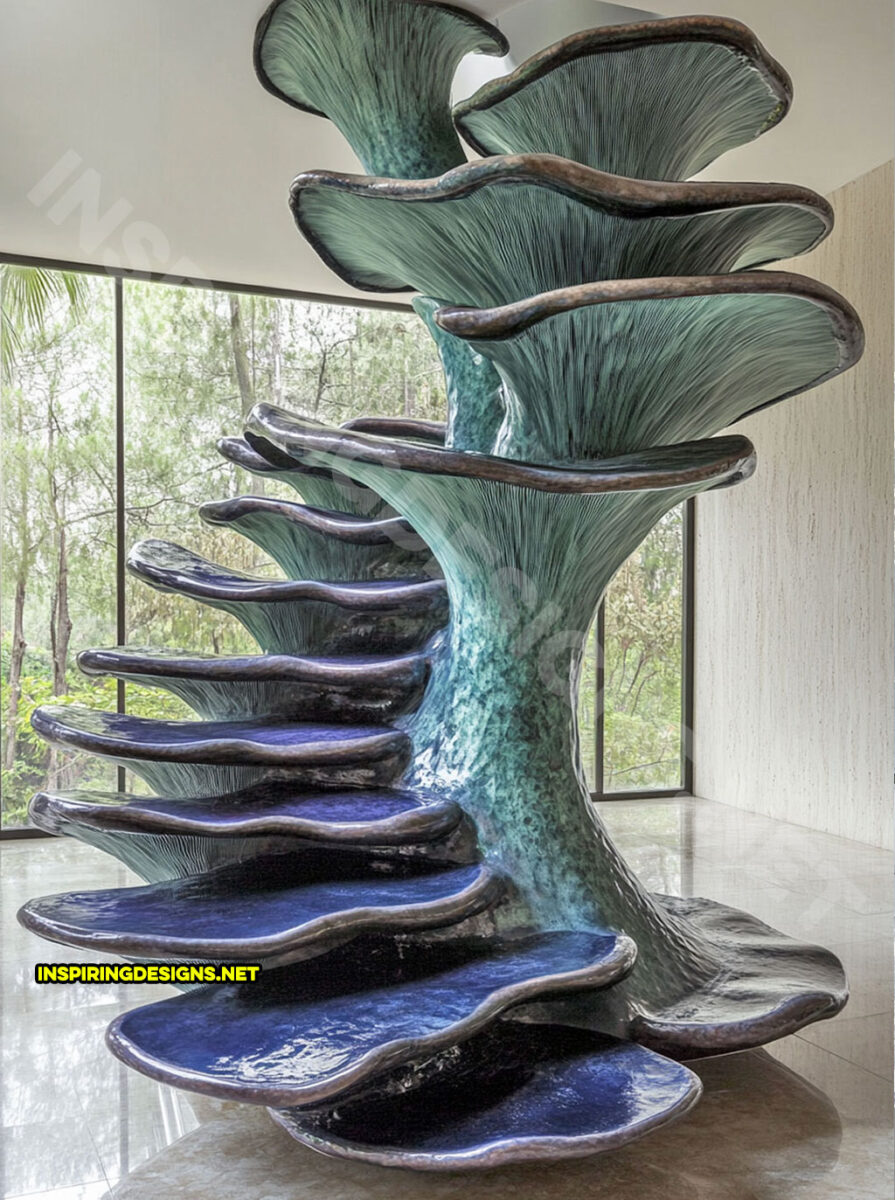 These Mushroom Staircases Will Make Your Home Feel Like a Fairy Tale