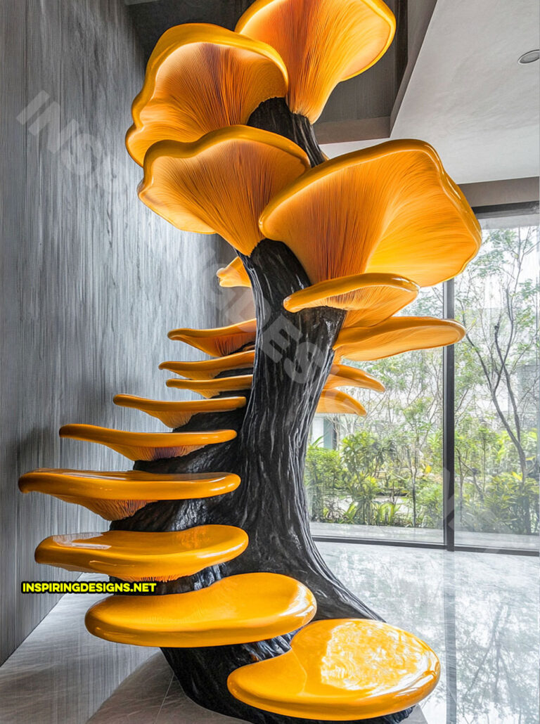 These Mushroom Staircases Will Make Your Home Feel Like a Fairy Tale