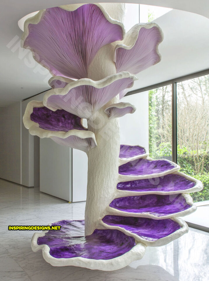 These Mushroom Staircases Will Make Your Home Feel Like a Fairy Tale