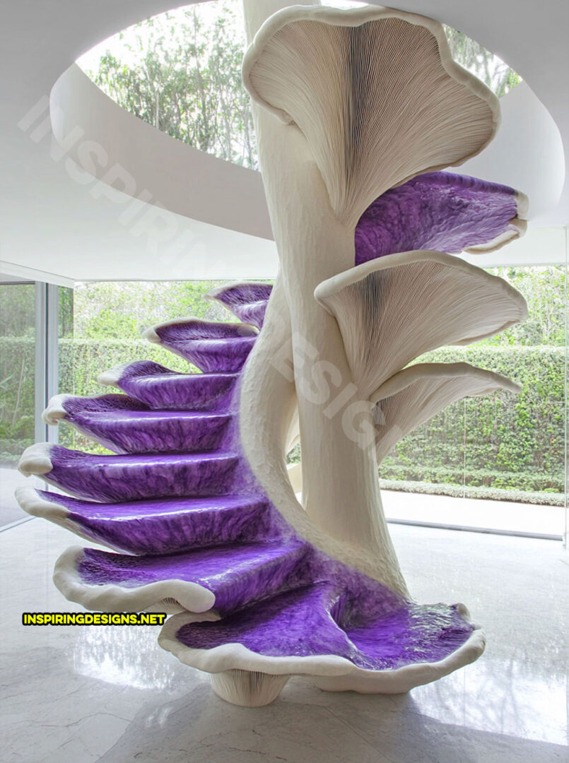 These Mushroom Staircases Will Make Your Home Feel Like a Fairy Tale