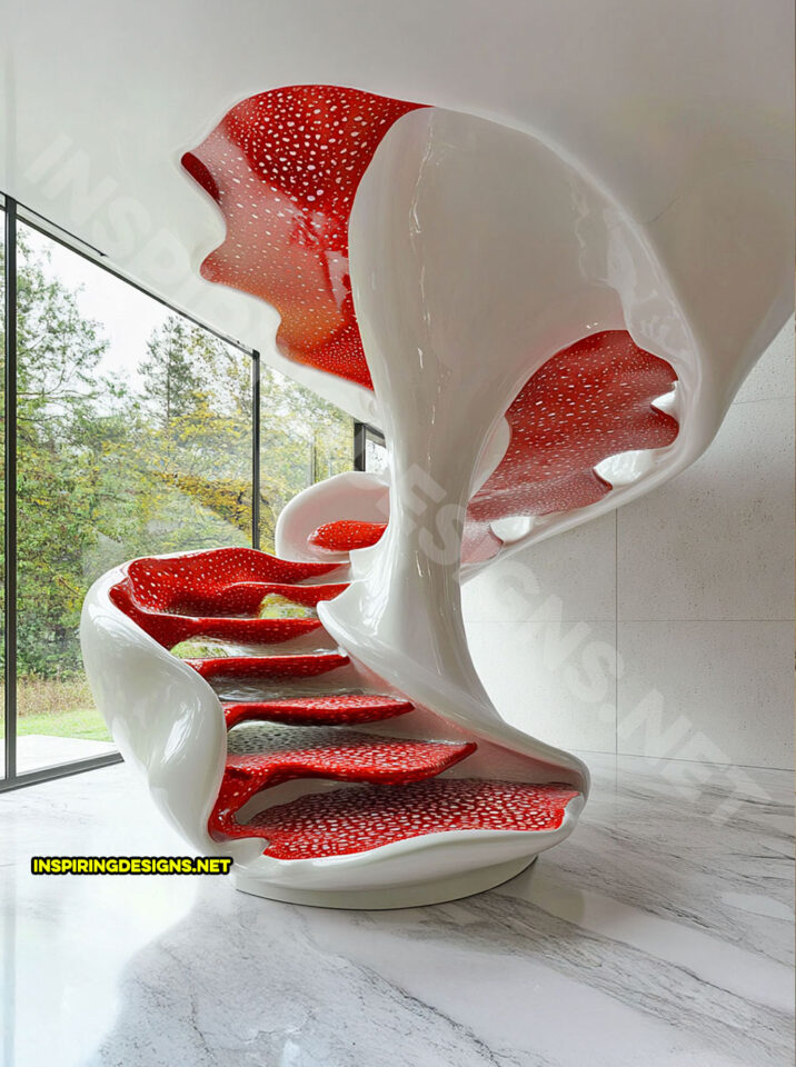 These Mushroom Staircases Will Make Your Home Feel Like a Fairy Tale
