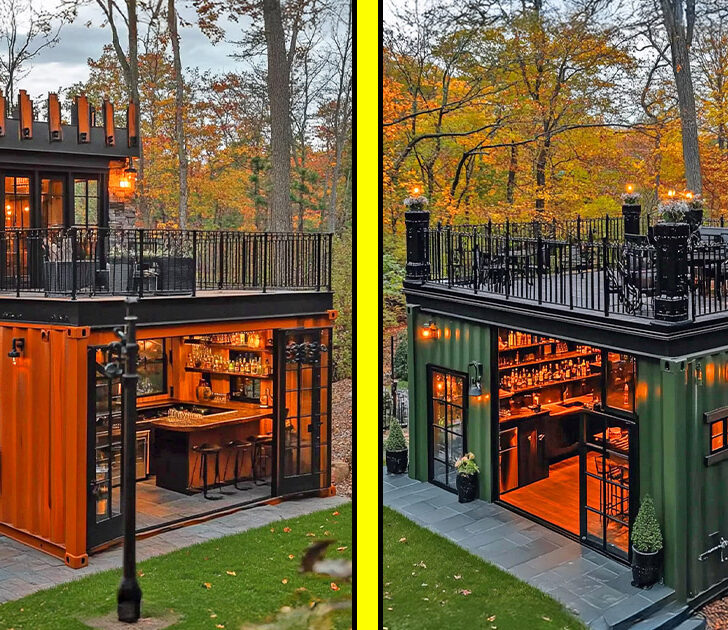 These Castle-Like Backyard Bars Are Made From Shipping Containers ...