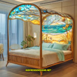 These Stained Glass Bed Frames Will Transform Your Bedroom into a Work ...