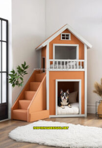 These Two-Storey Dog Houses Are Basically Mini Mansions for Your Pup