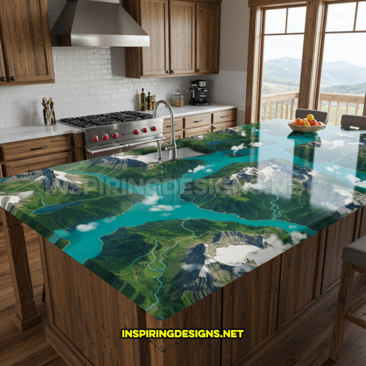 These Active Scene Countertops Will Bring Your Kitchen to Life—Literally