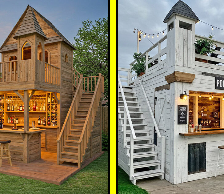 DIY Backyard Bars: Turn Your Yard Into a Two-Storey Party Paradise ...