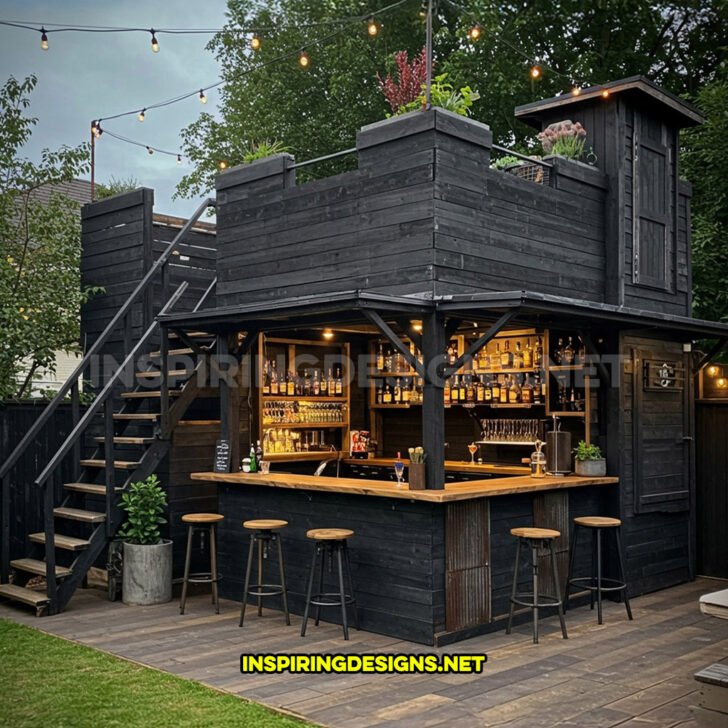 DIY Backyard Bars: Turn Your Yard Into a Two-Storey Party Paradise