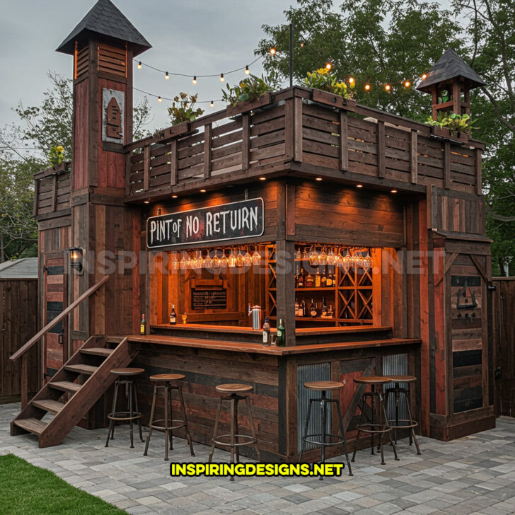 DIY Backyard Bars: Turn Your Yard Into a Two-Storey Party Paradise