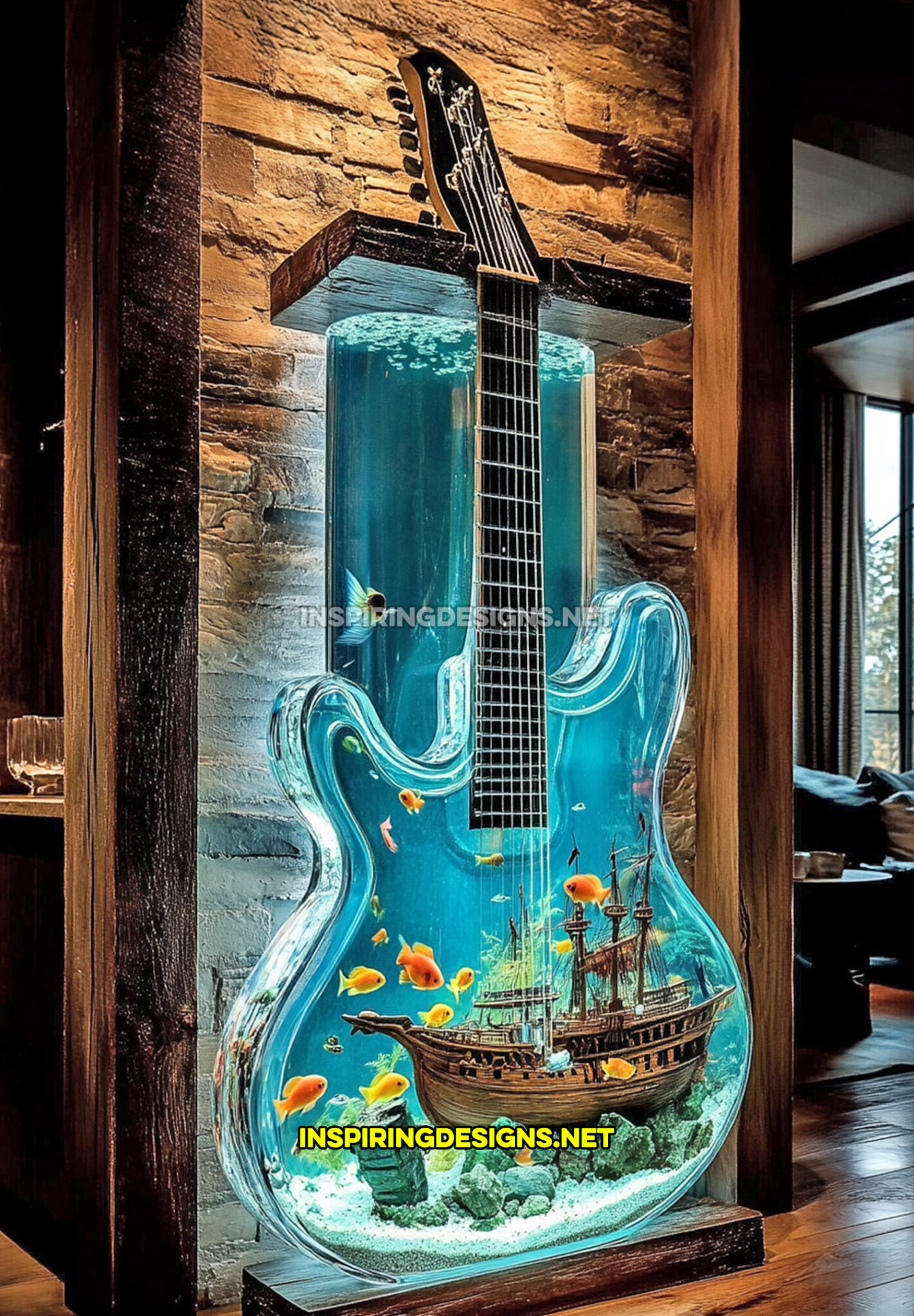 These Guitar Aquariums Are the Ultimate Mashup of Music and Marine Life