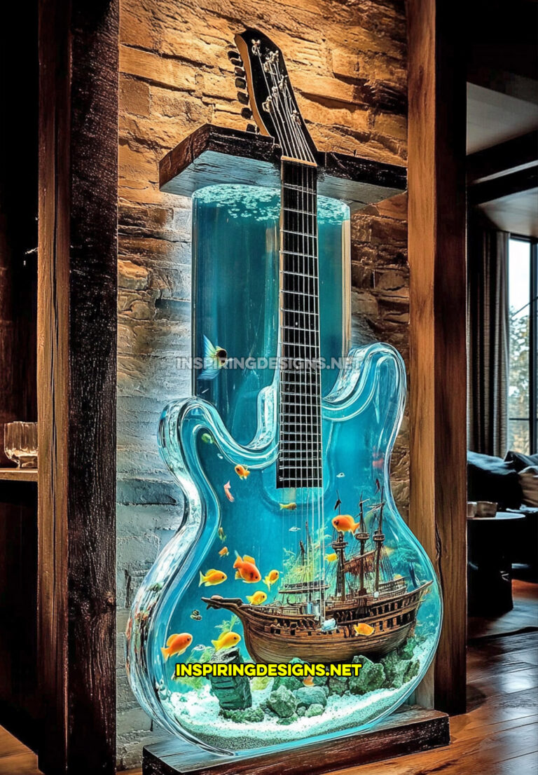 These Guitar Aquariums Are the Ultimate Mashup of Music and Marine Life