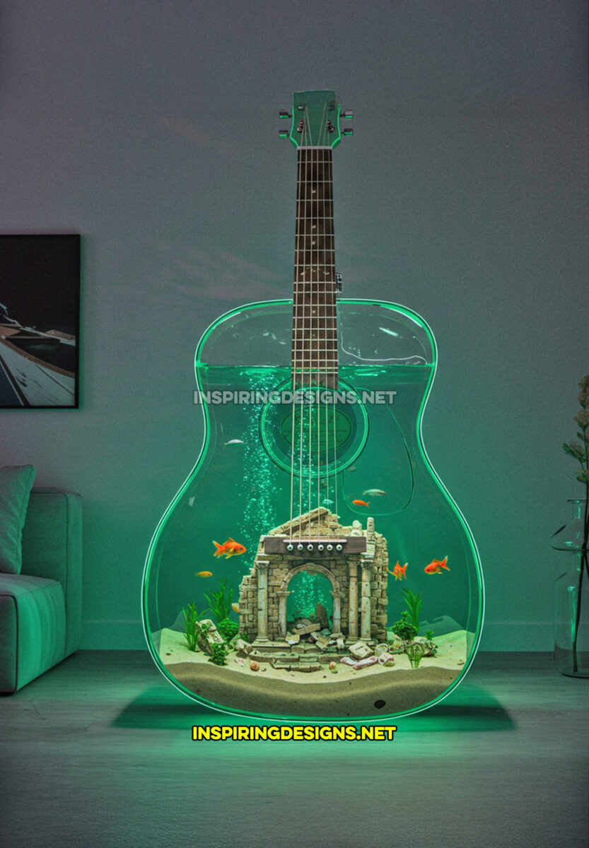 These Guitar Aquariums Are the Ultimate Mashup of Music and Marine Life