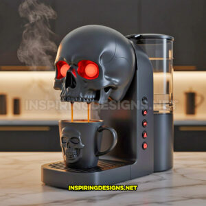 These Skull Coffee Makers Will Haunt Your Mornings in the Best Way