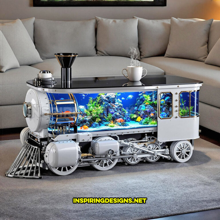 These Train Aquarium Coffee Tables Are Off the Rails in the Best Way ...
