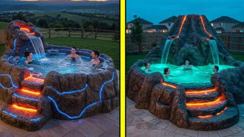 These Volcano-Inspired Hot Tubs Will Turn Your Backyard Into a Bubbling ...