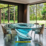 These Water Vortex Dining Tables Bring Motion to Your Meals