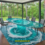 These Water Vortex Dining Tables Bring Motion to Your Meals