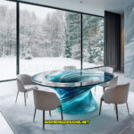 These Water Vortex Dining Tables Bring Motion to Your Meals