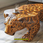 These Animal Shaped Coffee Tables Are Carved From One Large Piece Of Wood