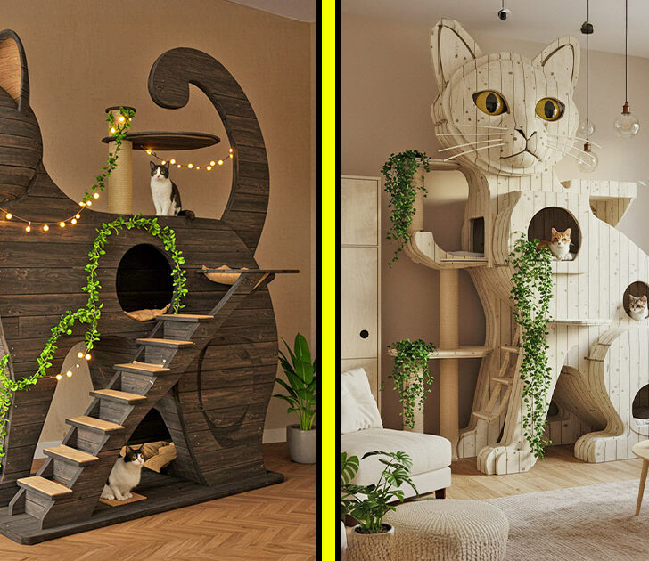 These Cat Shaped Cat Playgrounds Will Make You The Ultimate Cat Lady ...