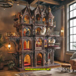 These Gothic House Cat Playgrounds Will Have Your Cat Asking for a Butler