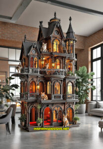 These Gothic House Cat Playgrounds Will Have Your Cat Asking for a Butler