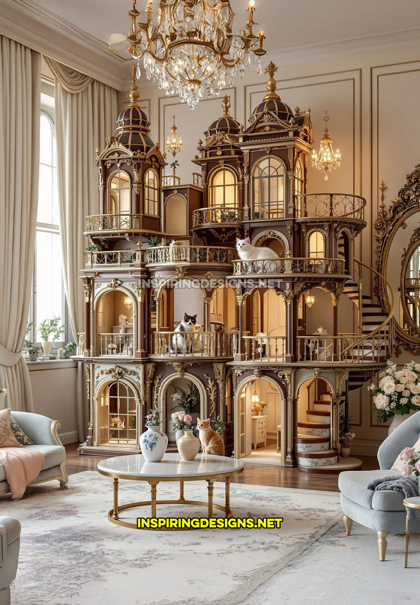 These Gothic House Cat Playgrounds Will Have Your Cat Asking for a Butler