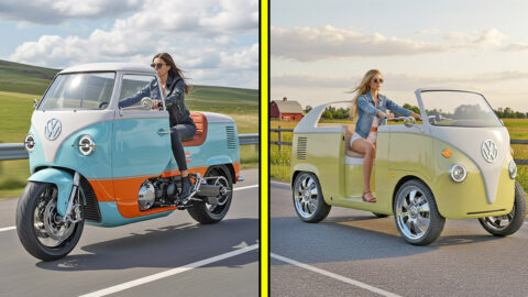 These Volkswagen Bus Motorcycles Blend Nostalgia with High-Speed Thrills
