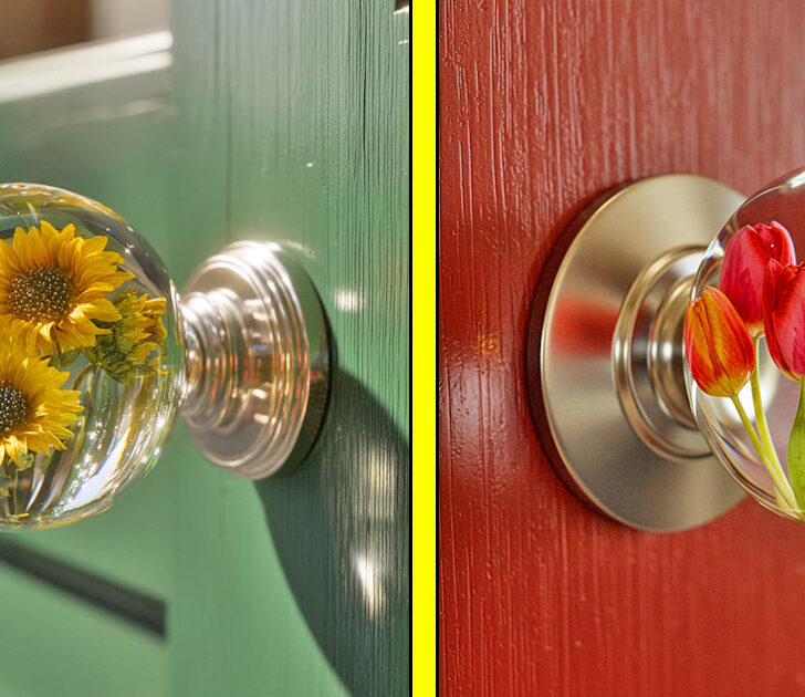 These Epoxy Flower Doorknobs Will Have Your Doors Blooming with ...