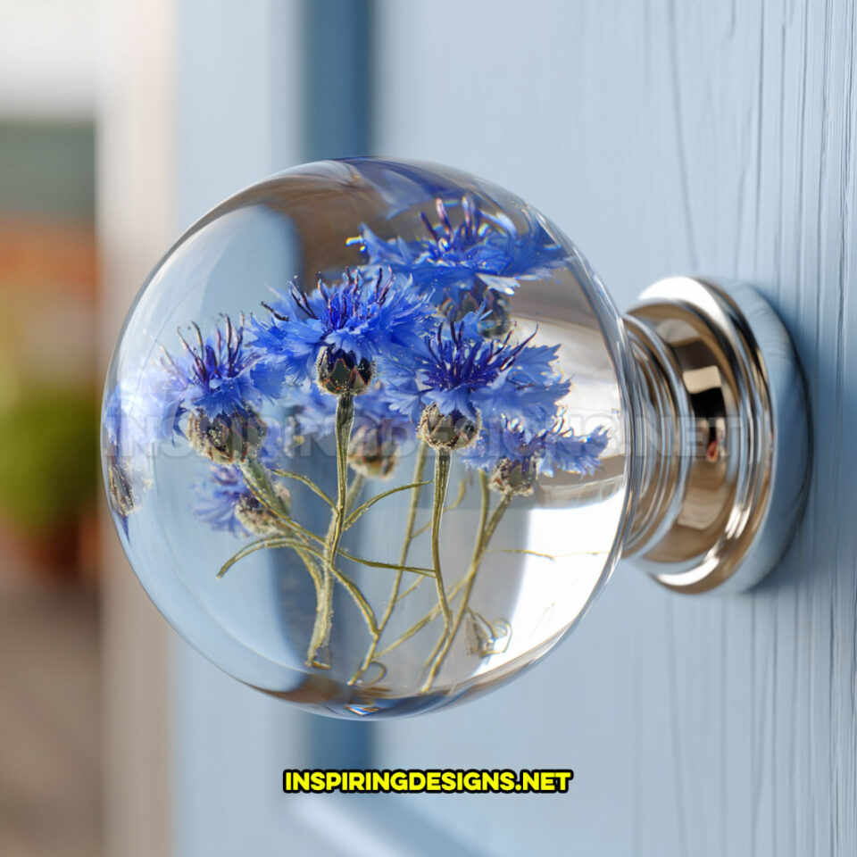 These Epoxy Flower Doorknobs Will Have Your Doors Blooming with Personality