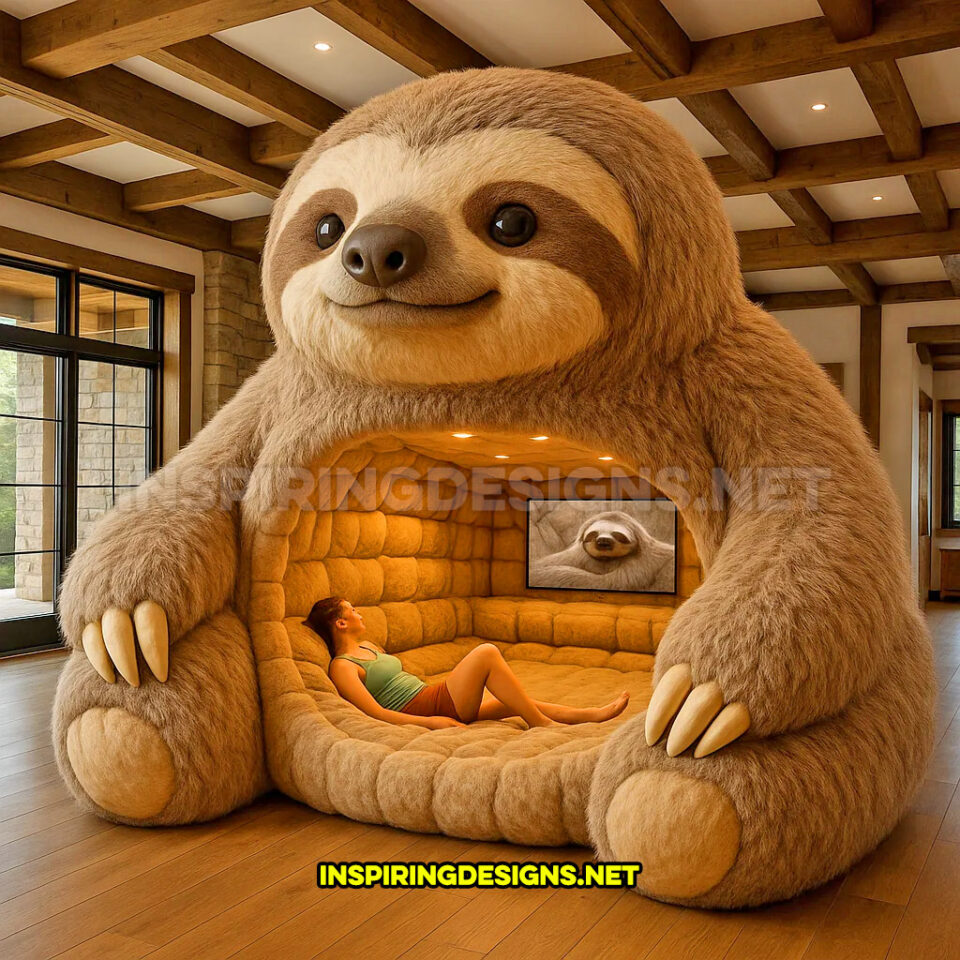 These Giant Animal Loungers Are What Hibernation Dreams Are Made Of