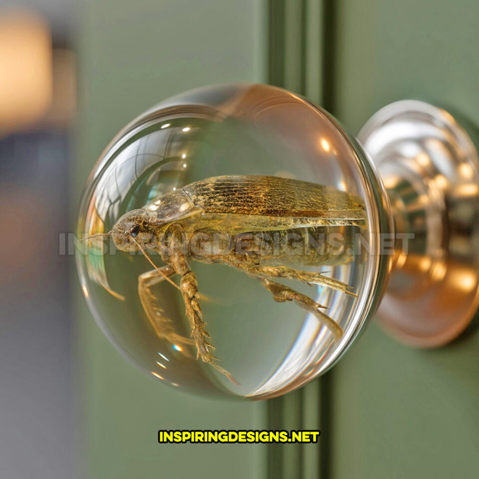 These Insect Doorknobs Turn Creepy Crawlies Into Functional Art
