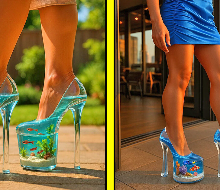 These Aquarium Heels Turn Every Step Into a Deep-Sea Adventure ...