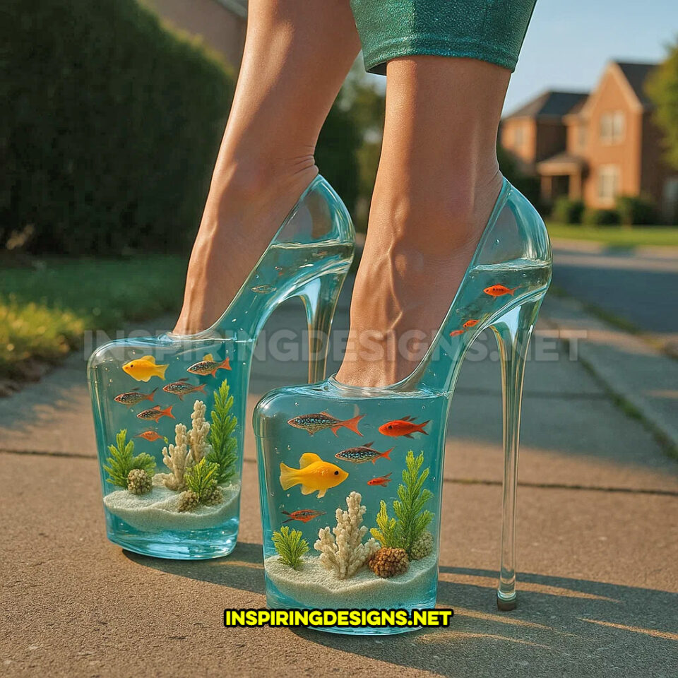 These Aquarium Heels Turn Every Step Into a Deep-Sea Adventure