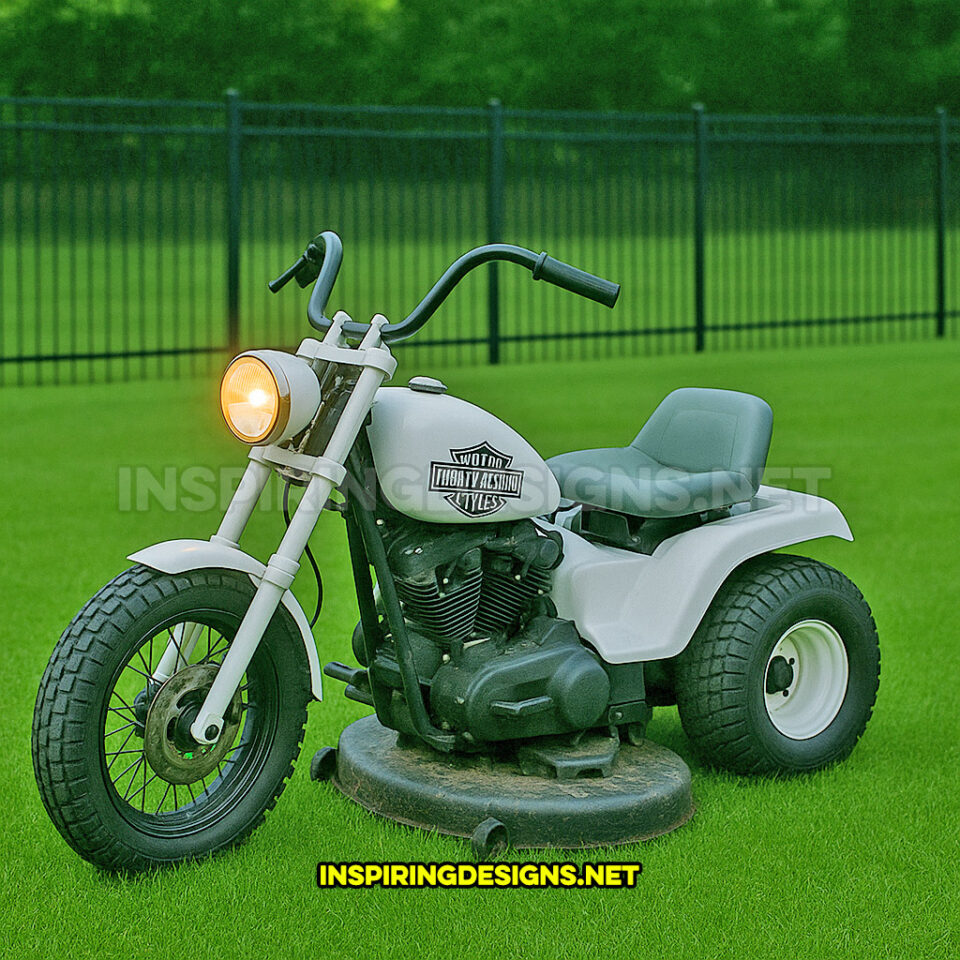 These Harley Mowers Turn Grass Cutting Into a Road Trip