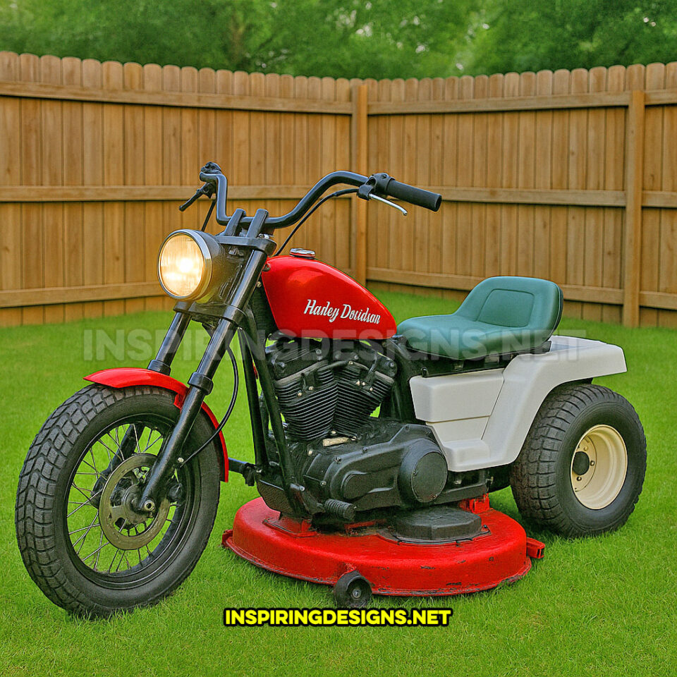 These Harley Mowers Turn Grass Cutting Into a Road Trip